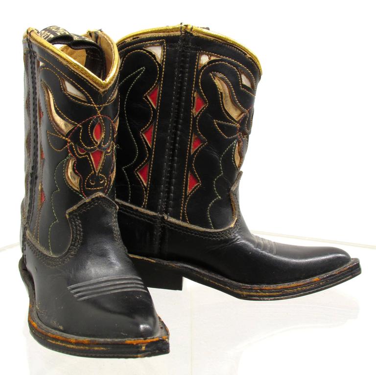 Salesman Sample Miniature Cowboy Boots at 1stDibs