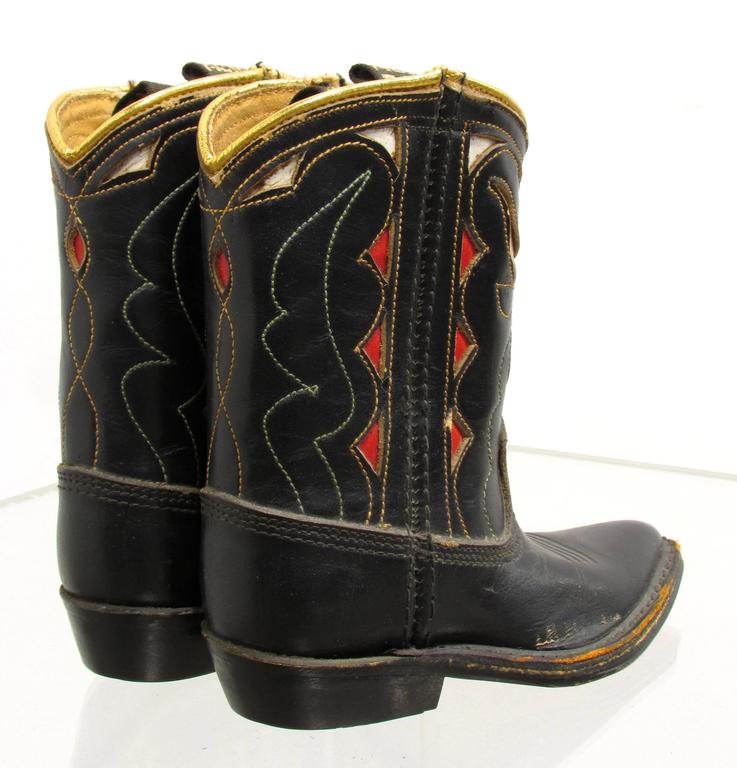 Salesman Sample Miniature Cowboy Boots at 1stDibs