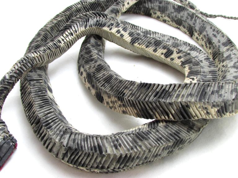 Mingei Folded Paper Snake For Sale at 1stDibs