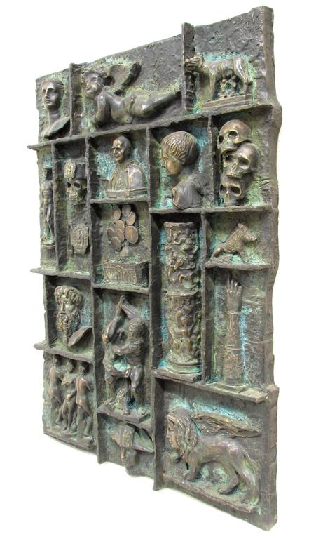 "Greatest Show on Earth" Bronze Plaque by Dean Meeker at 1stDibs