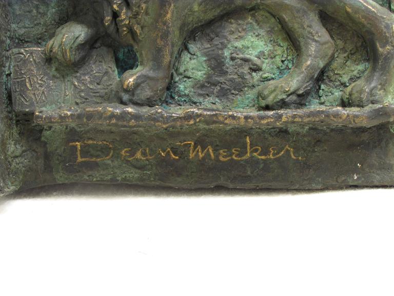 "Greatest Show on Earth" Bronze Plaque by Dean Meeker at 1stDibs