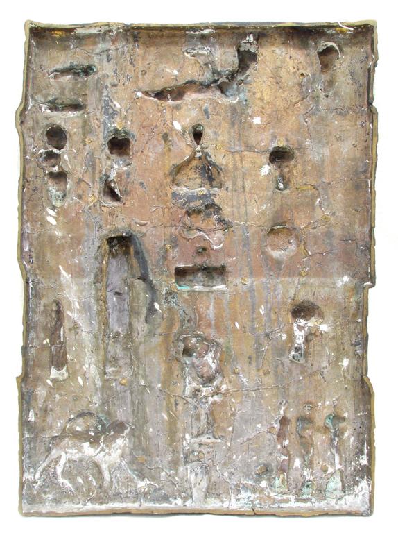 "Greatest Show on Earth" Bronze Plaque by Dean Meeker at 1stDibs