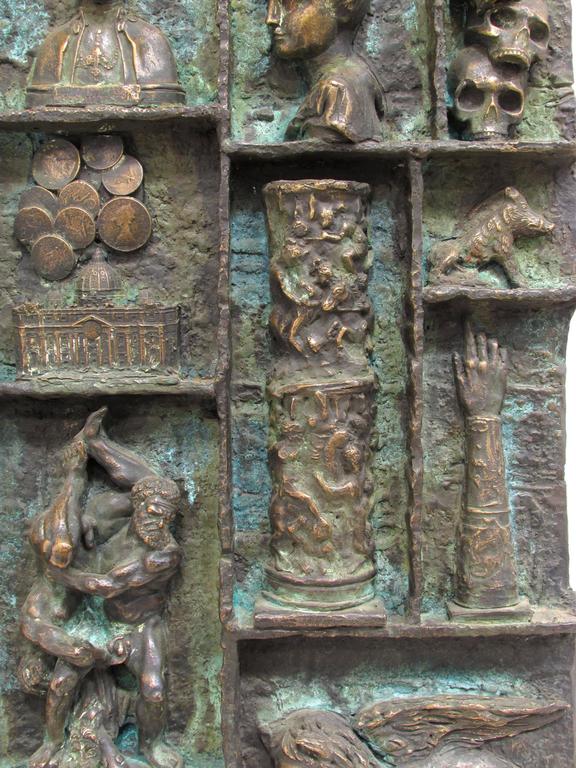 "Greatest Show on Earth" Bronze Plaque by Dean Meeker at 1stDibs