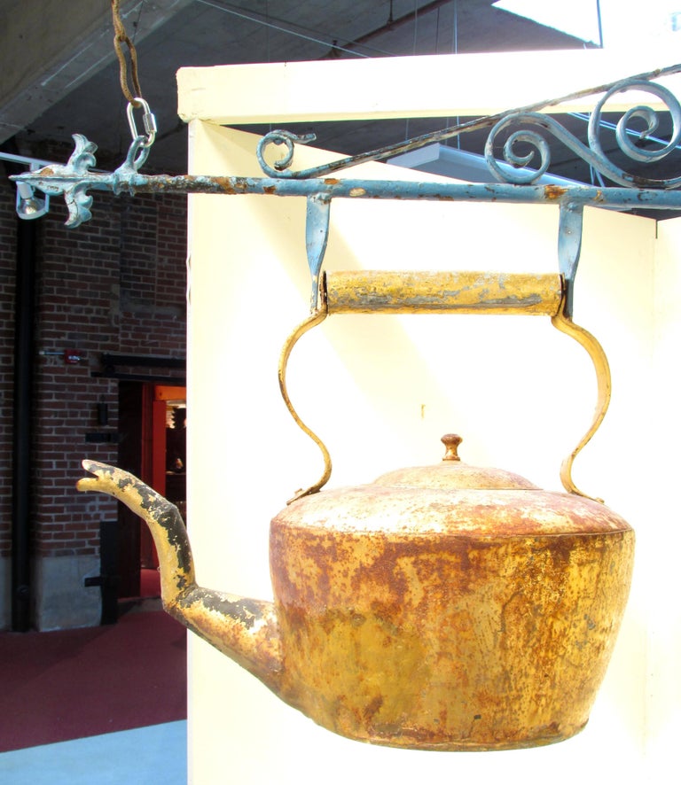 Tea Pot Trade Sign For Sale at 1stDibs