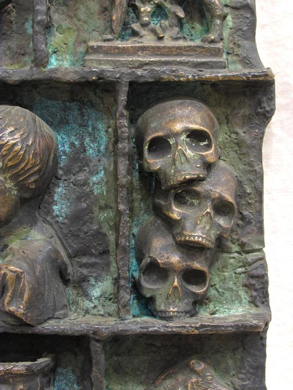 "Greatest Show on Earth" Bronze Plaque by Dean Meeker at 1stDibs