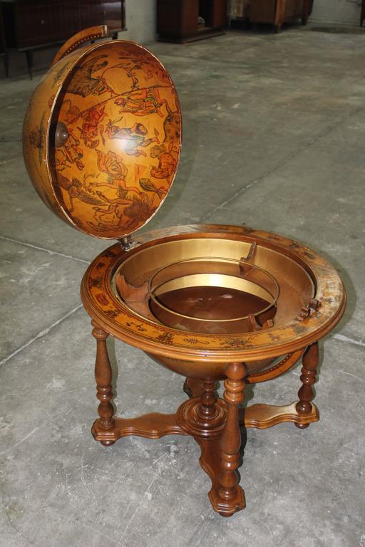 French Mid-Century Modern World Globe Bar, circa 1960s at 1stDibs