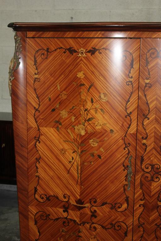 French Art Deco Palisander Grand Armoire, circa 1940s at 1stDibs