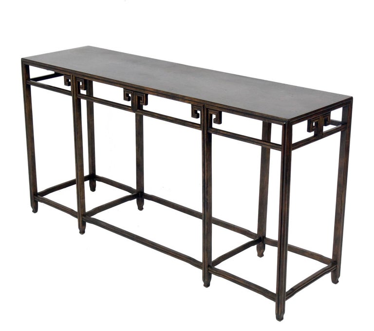 Asian Influenced Console Table by Baker at 1stDibs