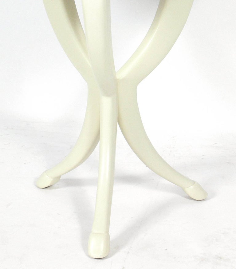 Glamorous White Lacquer Table by Roger Thomas for Ferrell and Mittman ...