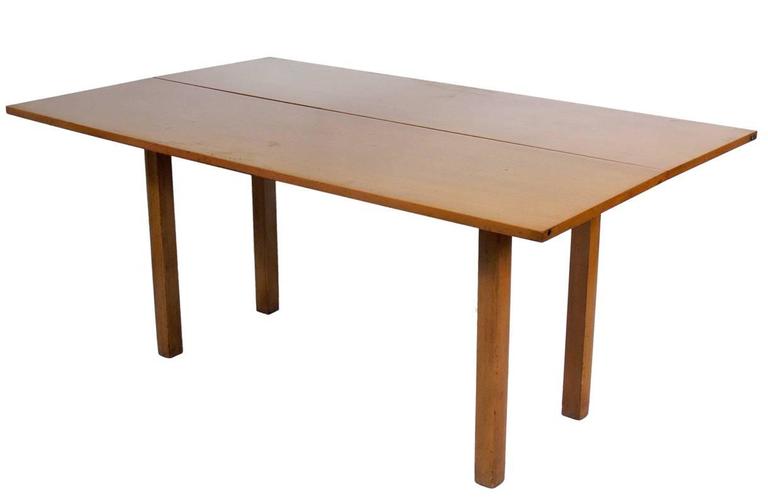 Flip-Top Console Table or Dining Table in the Manner of Dunbar at ...