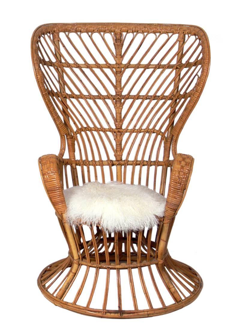 High Back Rattan Lounge Chair at Ruby Najar blog
