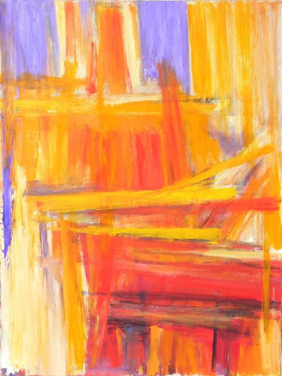 Selection of Vibrant 1970s Abstract Paintings #5 at 1stDibs