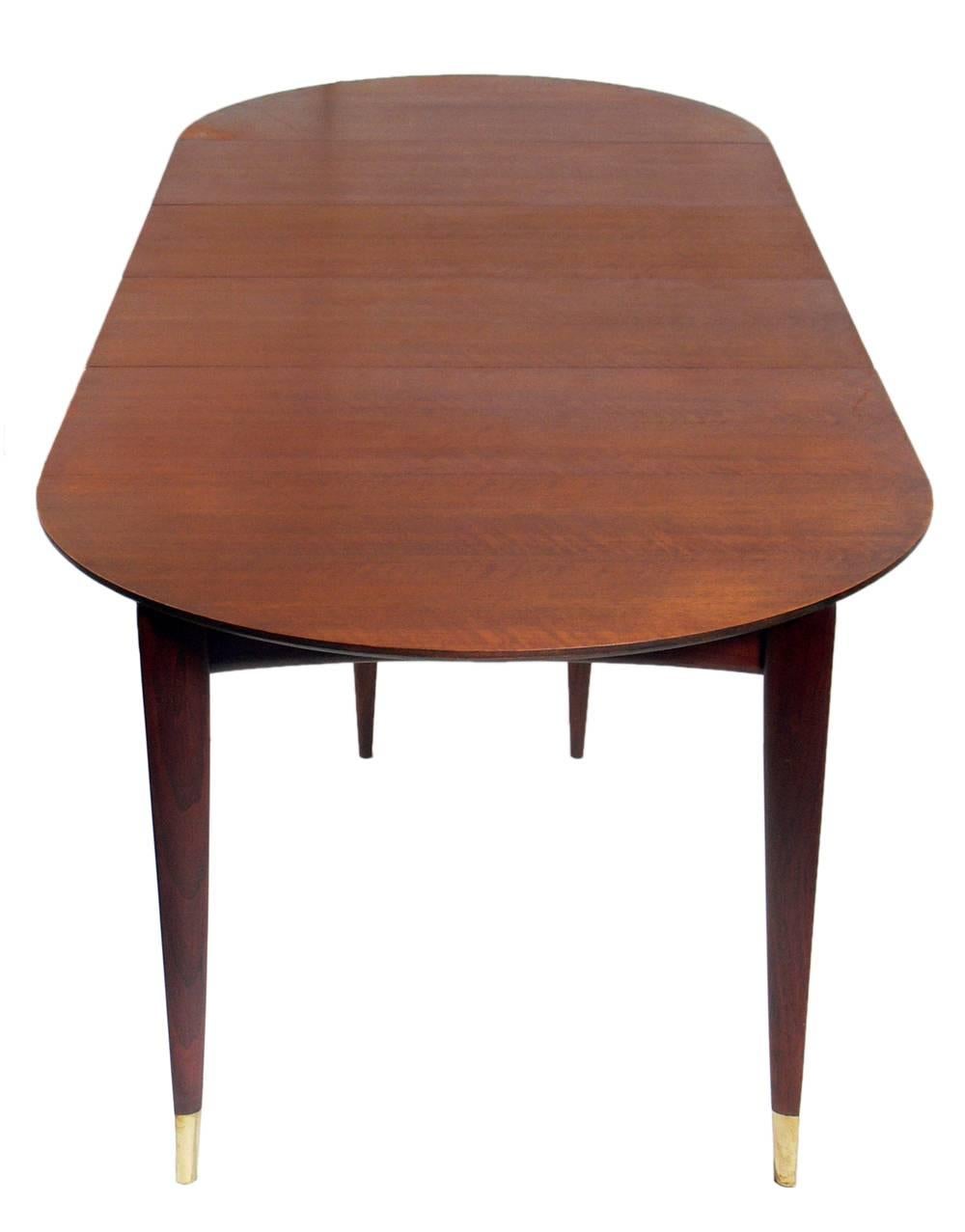 Elegant Gio Ponti Dining Table, Seats Four-Twelve People at 1stDibs