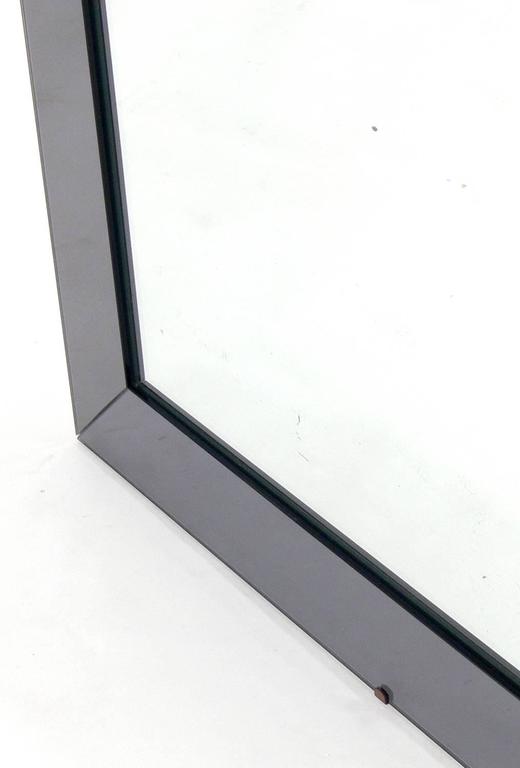 Elegant Mirror in Gun Metal Color Mirrored Glass Frame For Sale at ...