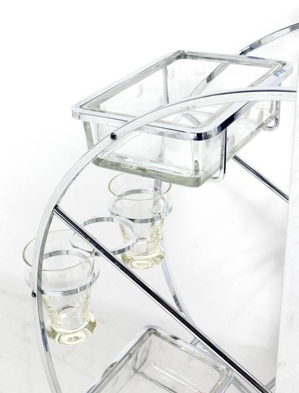 Art Deco Ferris Wheel Cocktail Server Attributed to Norman Bel Geddes ...