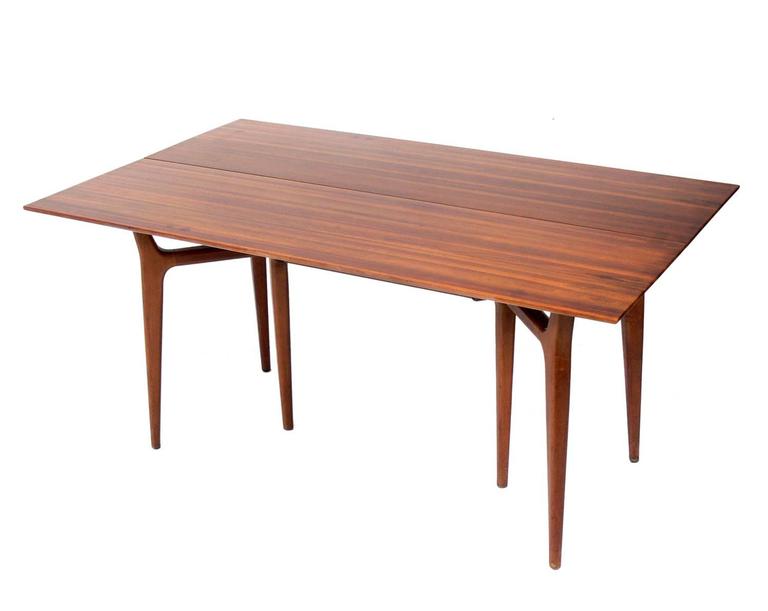 Modernist Italian Flip-Top Console Table at 1stDibs