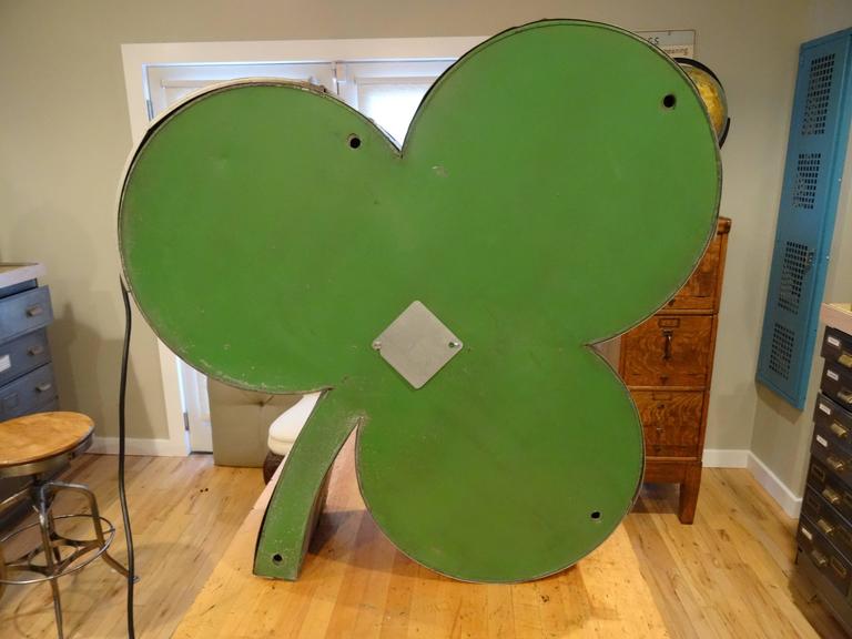 Neon Shamrock Sign at 1stDibs