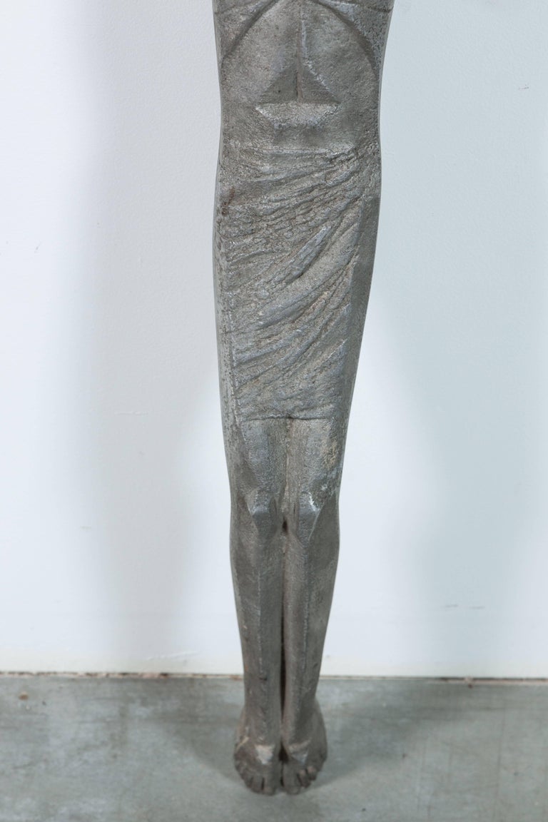 Abstract Cubist Iron American Church Crucifix For Sale at 1stDibs