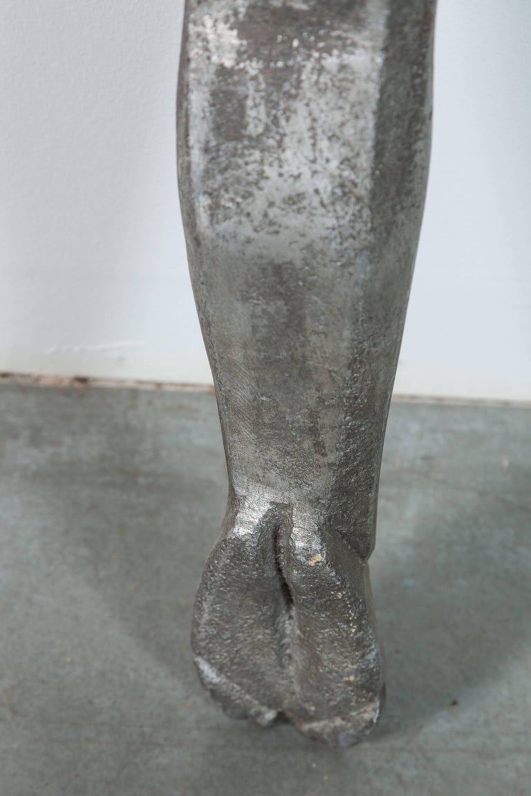 Abstract Cubist Iron American Church Crucifix For Sale at 1stDibs