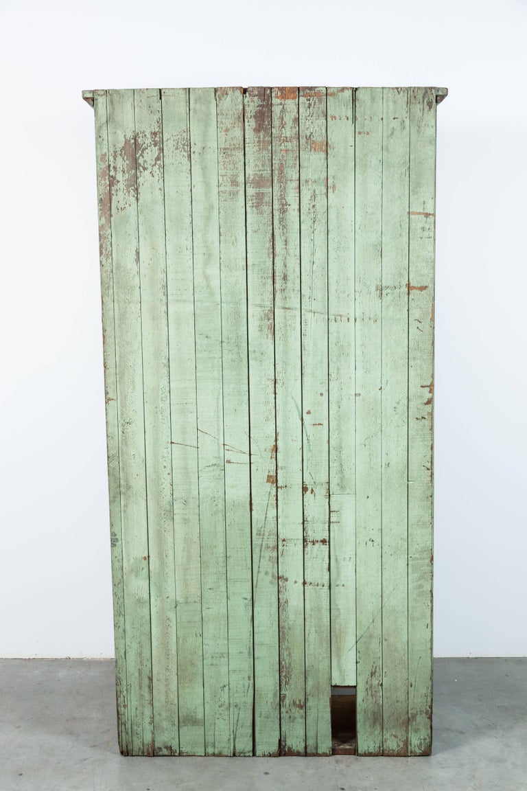 Tall Apple Green General Store Cubby Vintage Hardware at 1stDibs