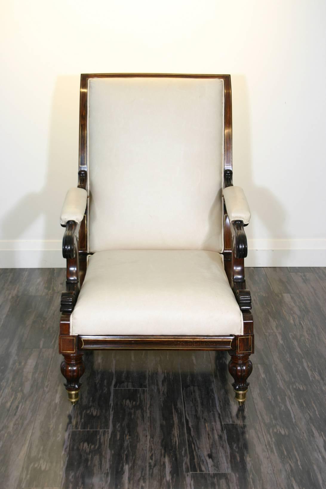 Late Regency Period Reclining Armchair For Sale at 1stDibs