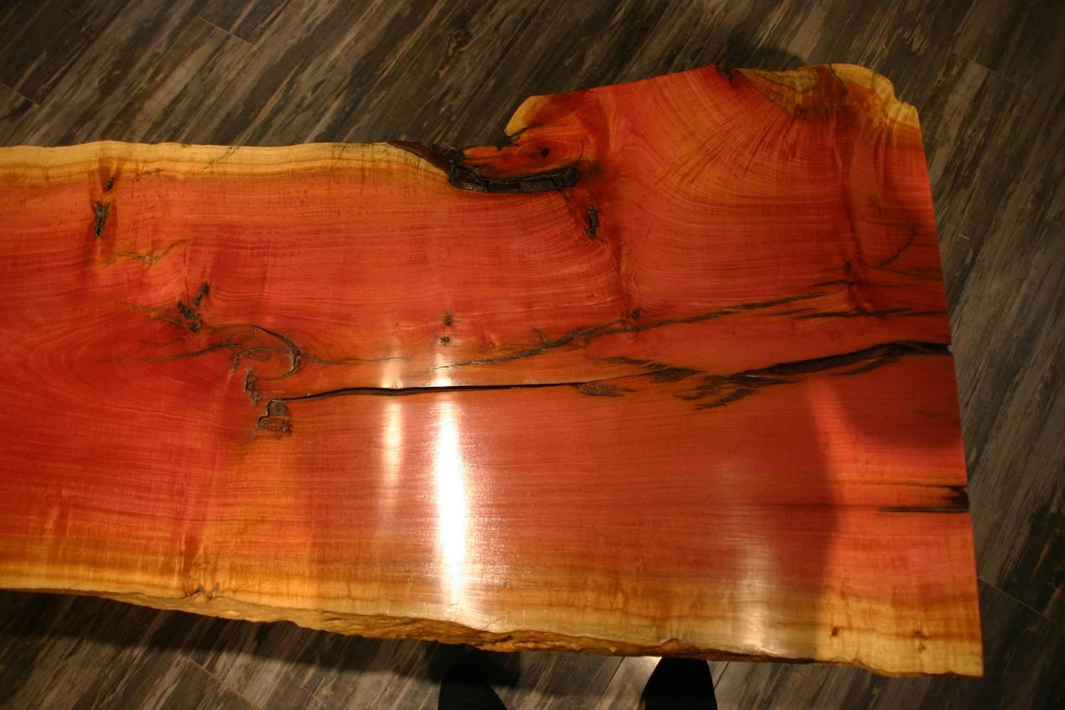 Pink Ivory Wood Coffee Table For Sale at 1stdibs