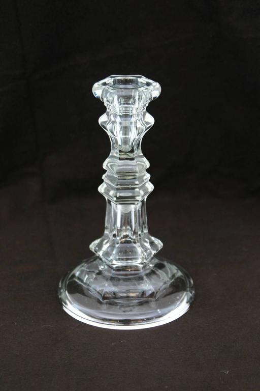 Group of Glass Candlesticks at 1stDibs