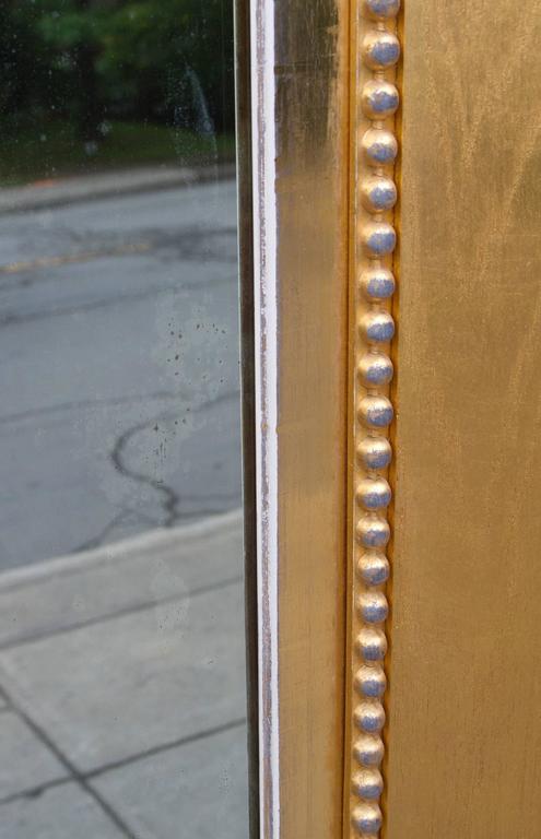 Large English Giltwood Rectangular Mirror Featuring a Rope Twist For ...