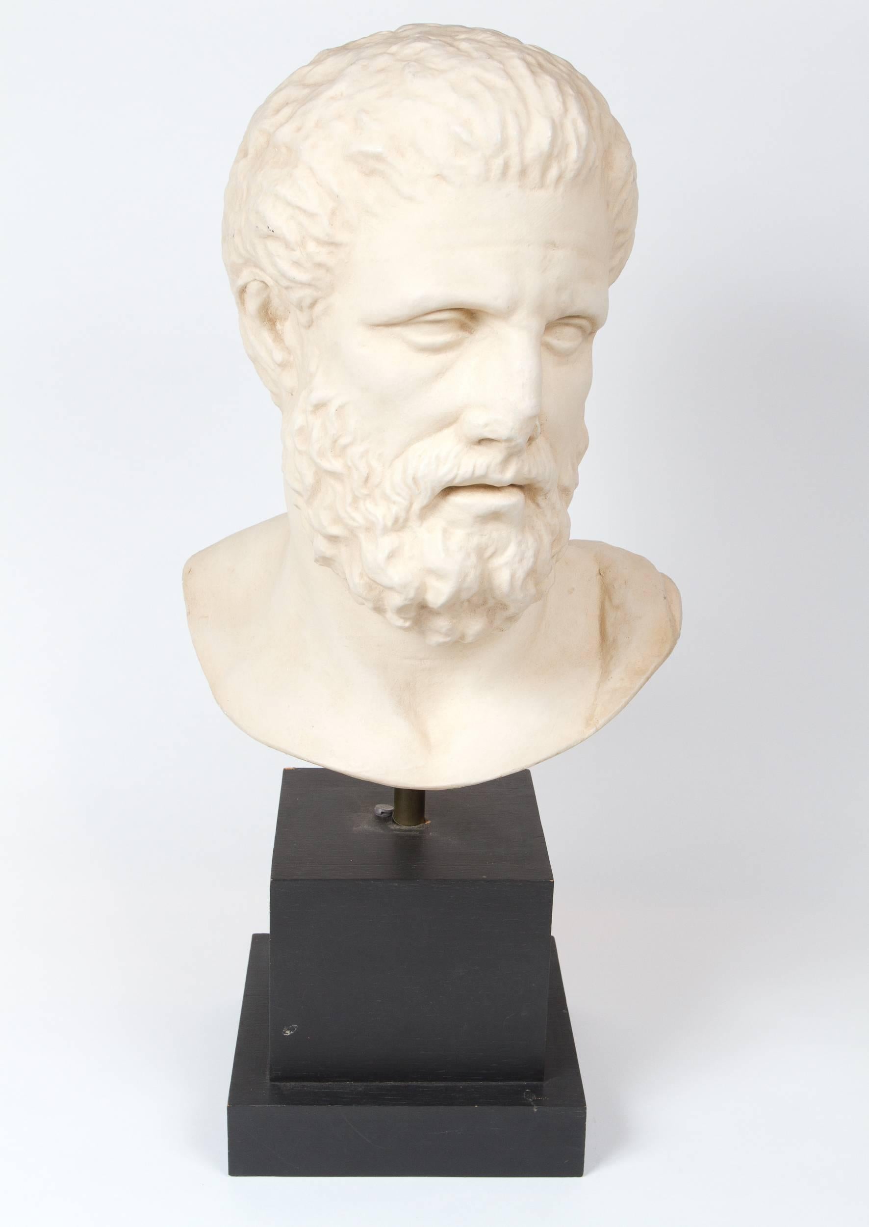 Plater Bust of Diogenes of Sinope at 1stDibs | diogenes bust, bust of diogenes, diyojen