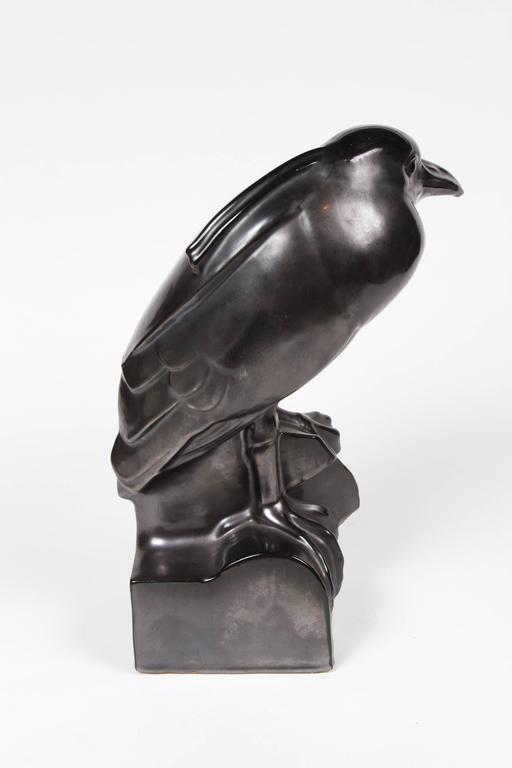 Whimsical Black Raven Ceramic Sculpture by Robert Hainard at 1stDibs ...