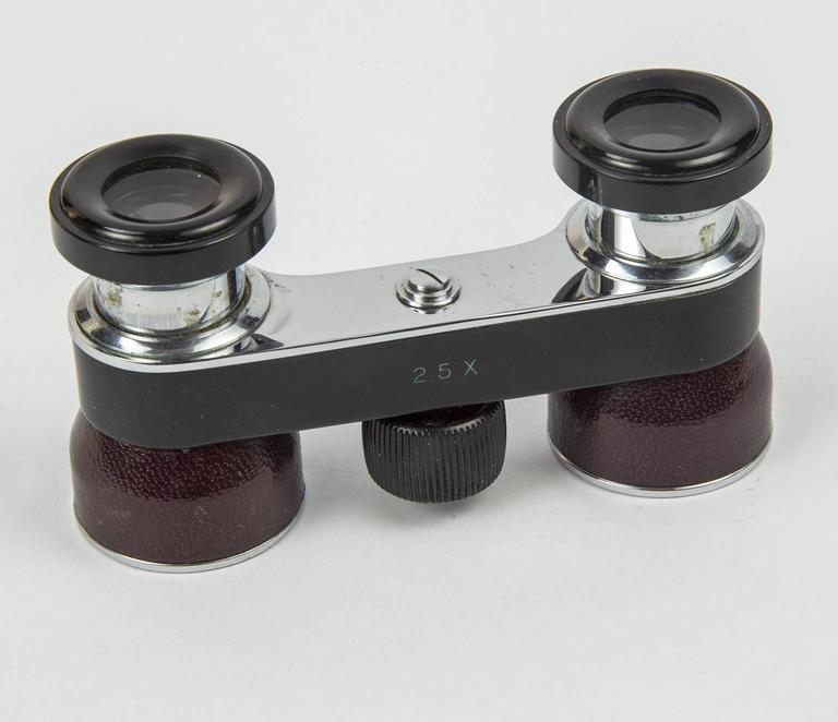 Art Deco BIRKS Theater Opera Glasses Binoculars Original Leather Case ...