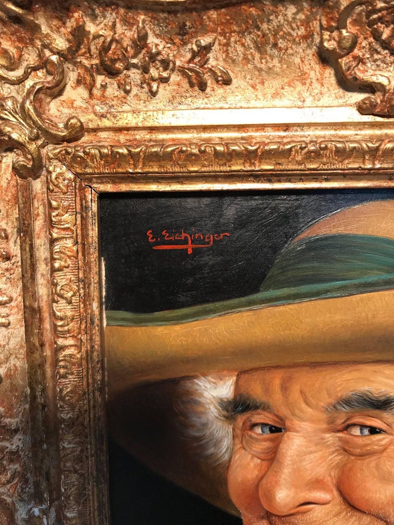 Erwin Eichinger Pair of Portraits of Tyrolean Countrymen at 1stDibs