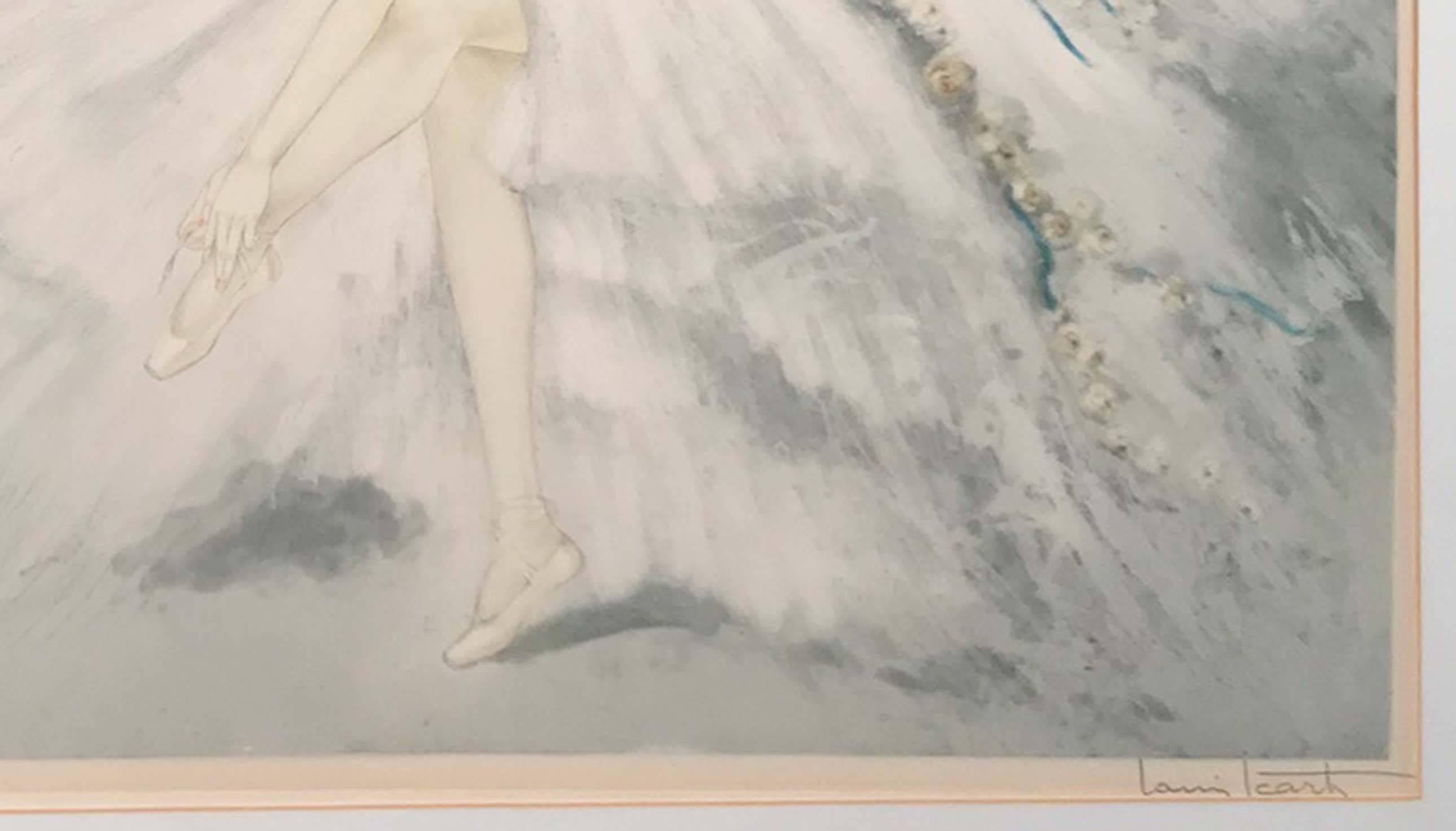 Louis Icart Fair Dancer Hand Colored Aquatint at 1stDibs