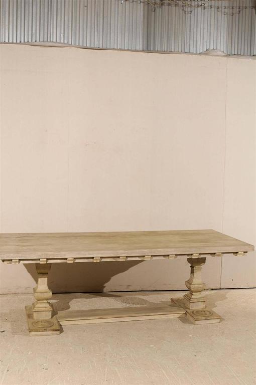19th Century Italian Ashwood Table with Pale Finish at 1stDibs