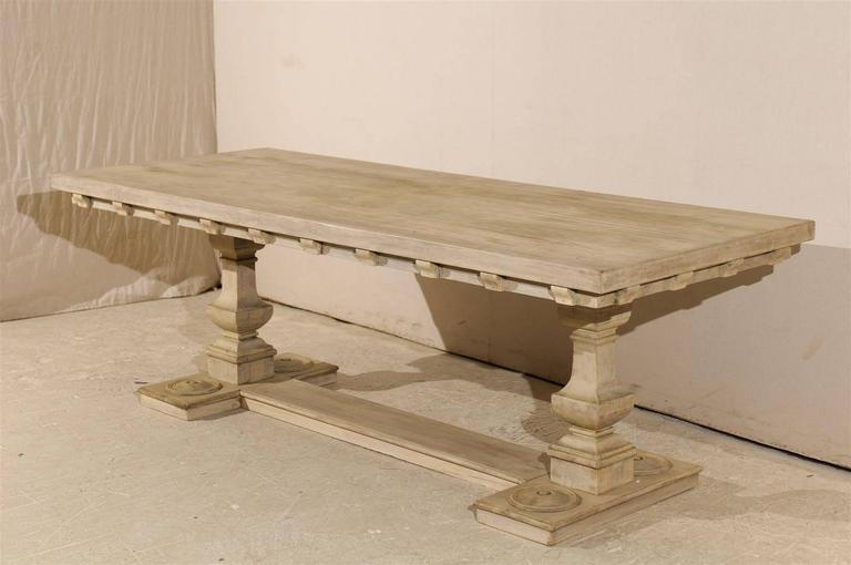 19th Century Italian Ashwood Table with Pale Finish at 1stDibs