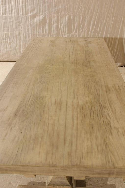 19th Century Italian Ashwood Table with Pale Finish at 1stDibs