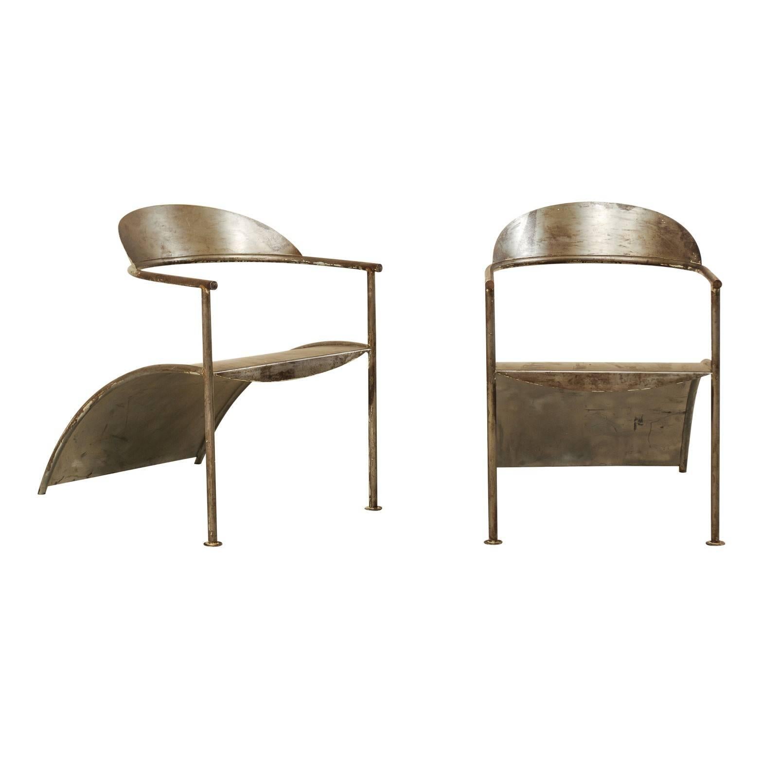 Pair of Modern Chairs by Cain Modern For Sale at 1stDibs