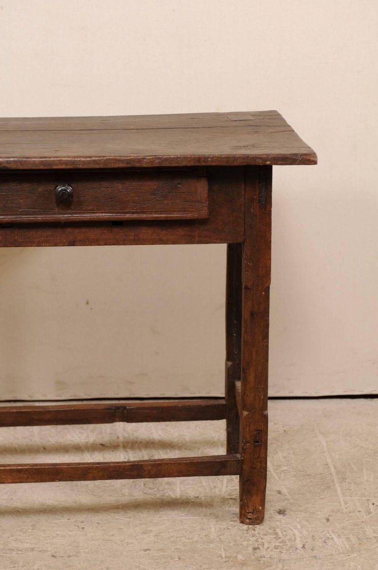 19th Century Brazilian Rustic Peroba Wood Side Table with a Single ...