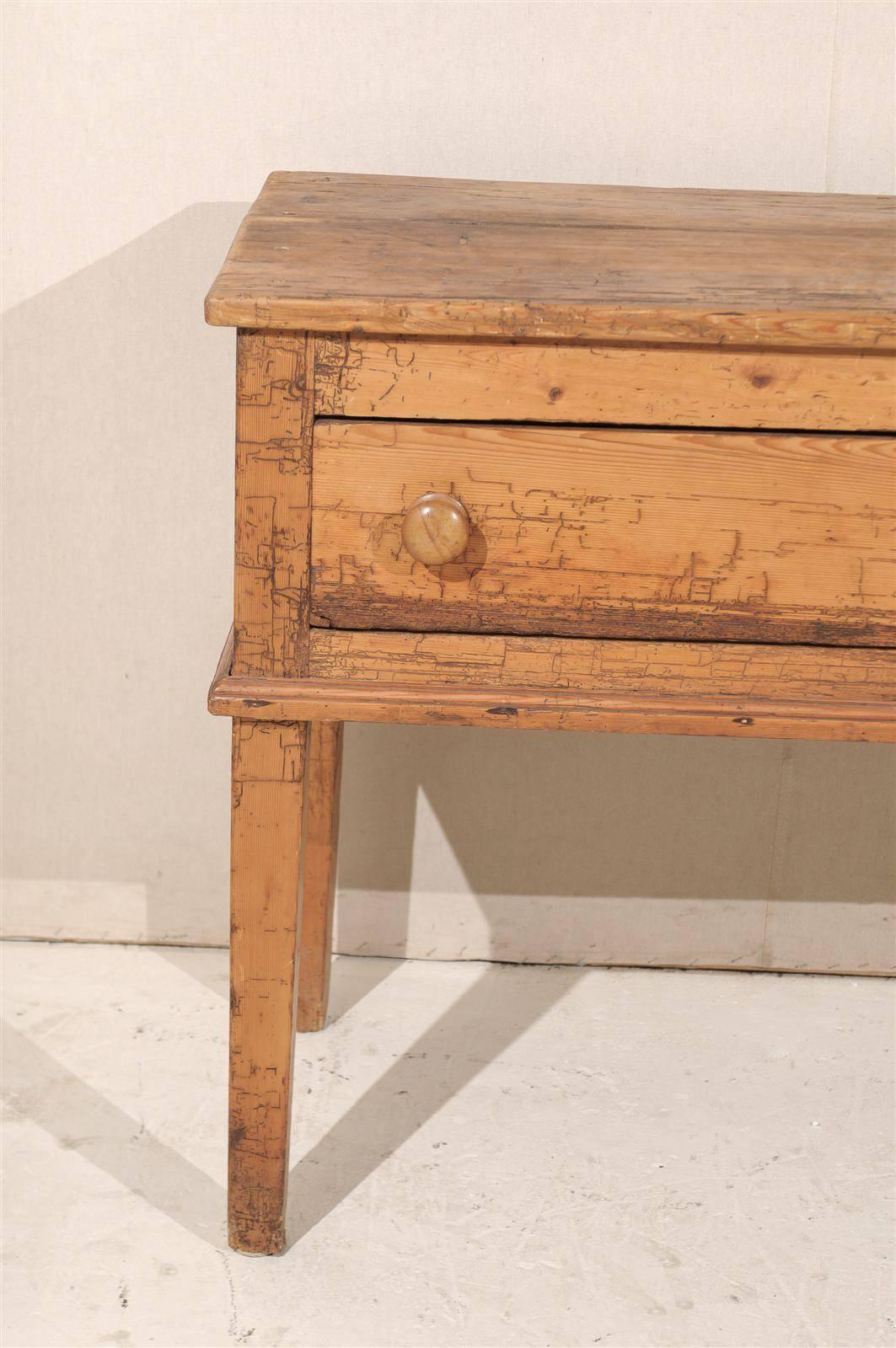 18th Century Irish Three-Drawer Console Table or Sideboard at 1stDibs