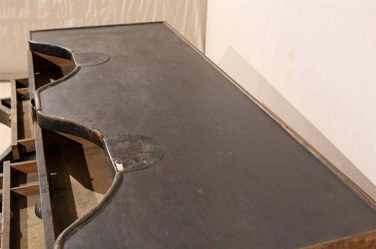 Dutch Wooden Vintage Jeweler's Work / Console Table at 1stDibs | dutch ...