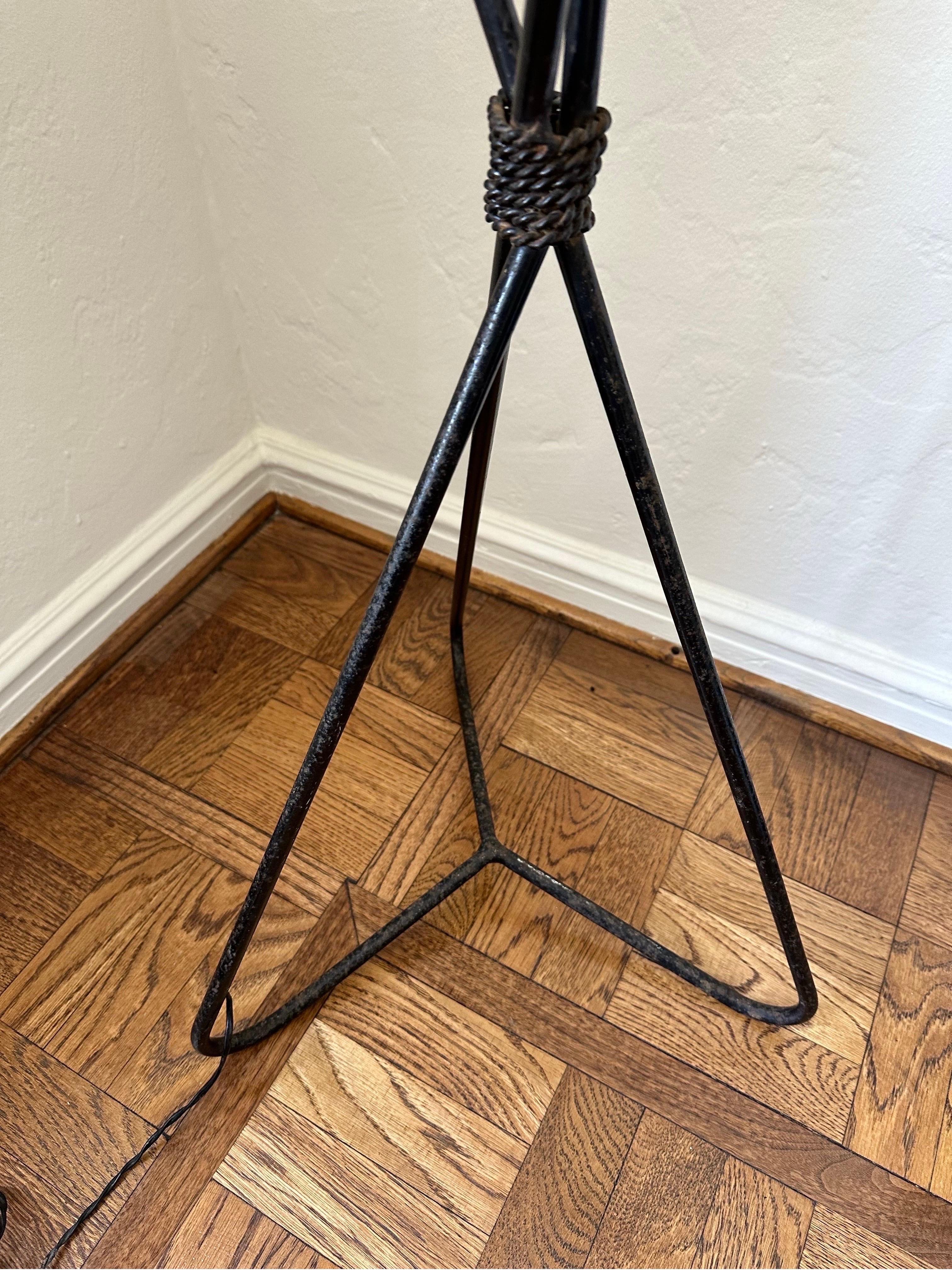 Mathieu Matégot Floor lamp For Sale at 1stDibs