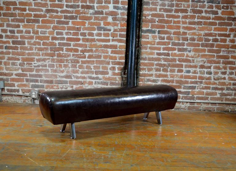 Long and Low Upholstered Bench For Sale at 1stDibs