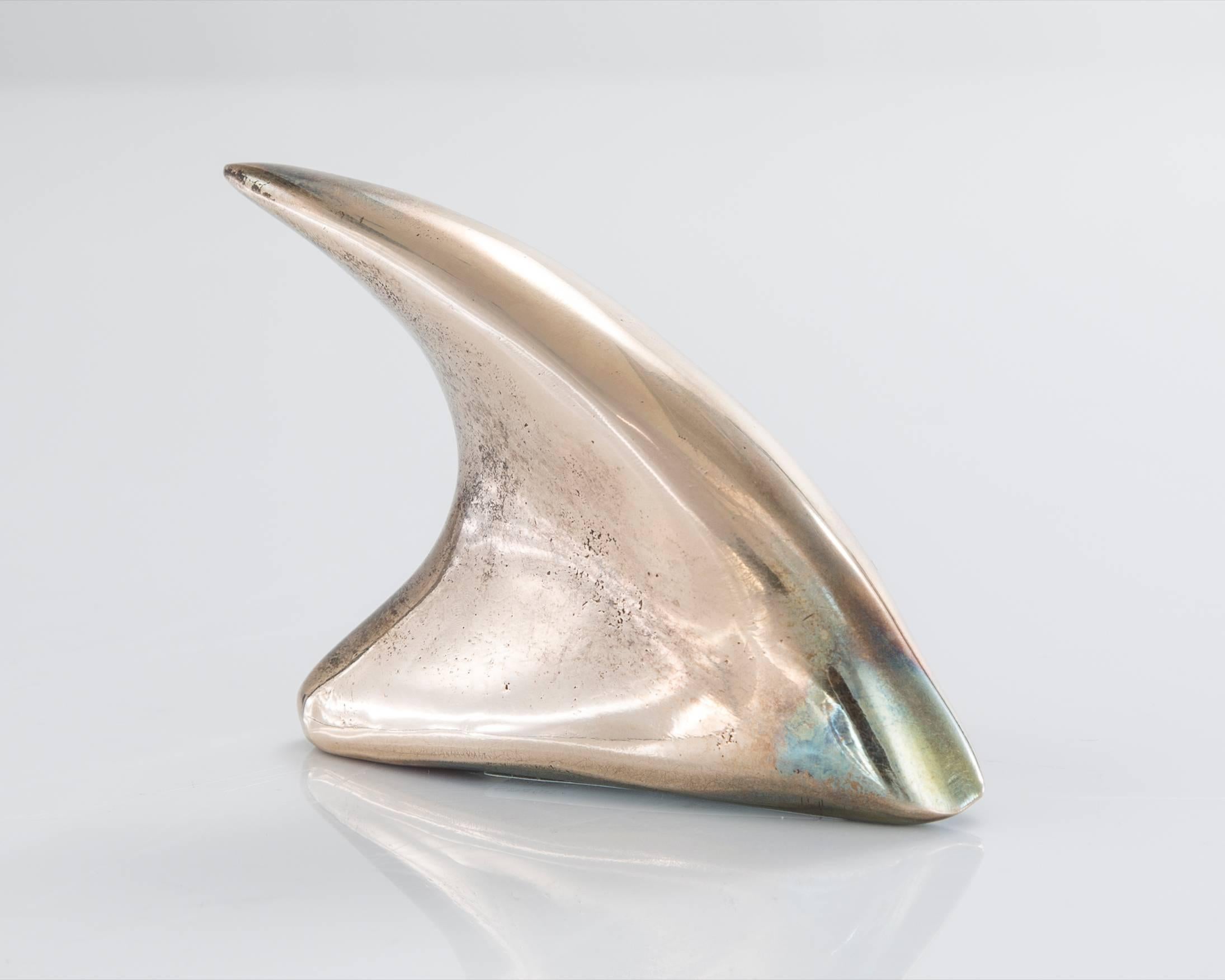 Sculptural Prehistoric Tooth Form in Bronze by Rogan Gregory, USA, 2014 ...