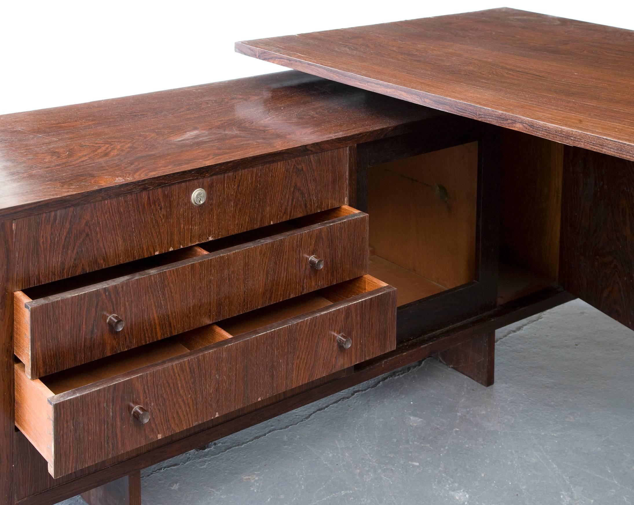Jacaranda Desk by Joaquim Tenreiro, Brazil, 1950s For Sale at 1stDibs