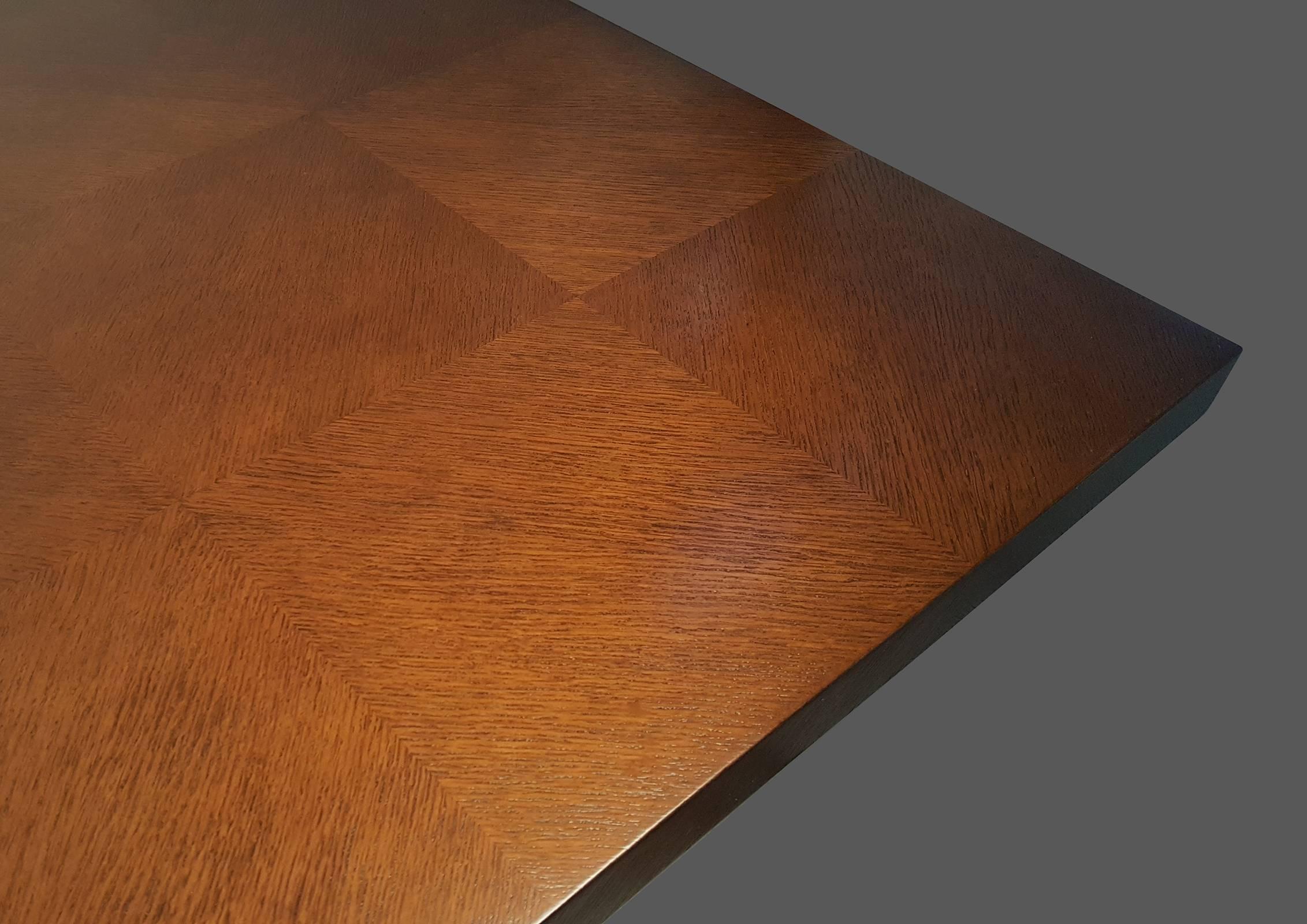 Faceted Romweber Dining Table by Harold Schwartz at 1stDibs