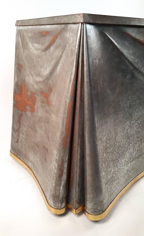 Galvanized Steel Console by John Dickinson at 1stDibs