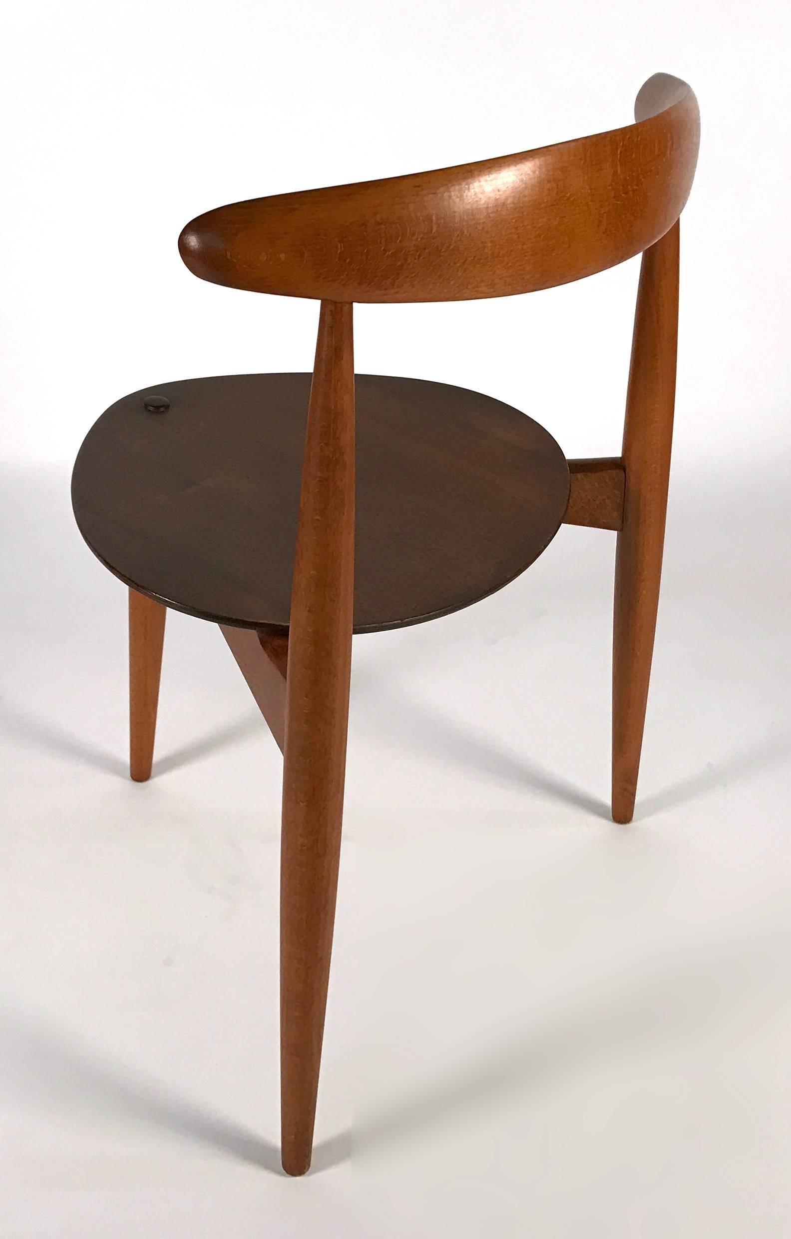 Hans Wegner 'Heart' Dining Table and Chairs for Fritz Hansen at 1stDibs ...