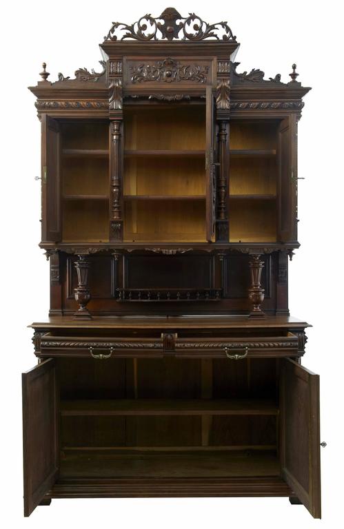 19th Century Flemish Carved Walnut Buffet Dresser at 1stDibs | 19th ...
