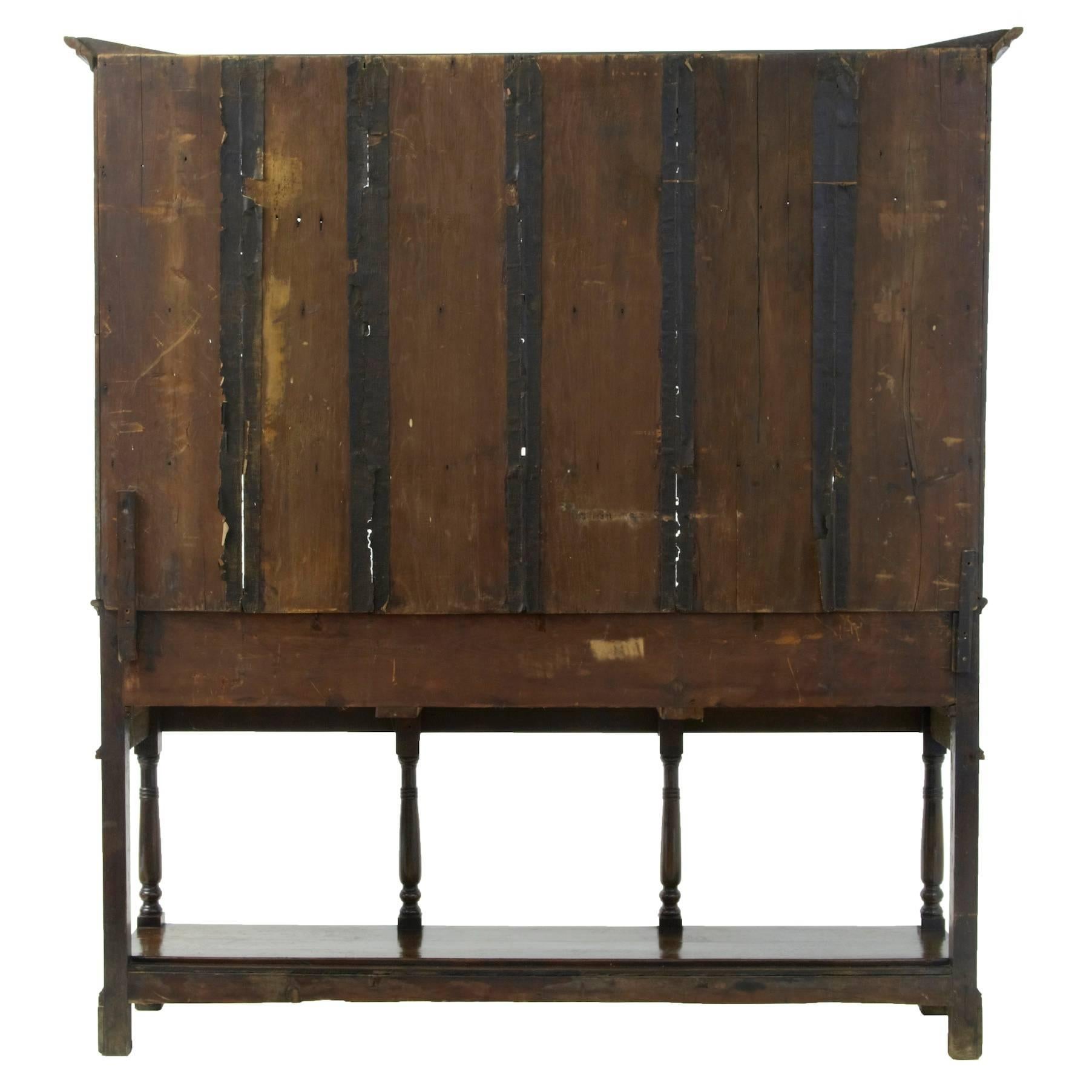 18th Century English Oak Dresser and Rack at 1stDibs