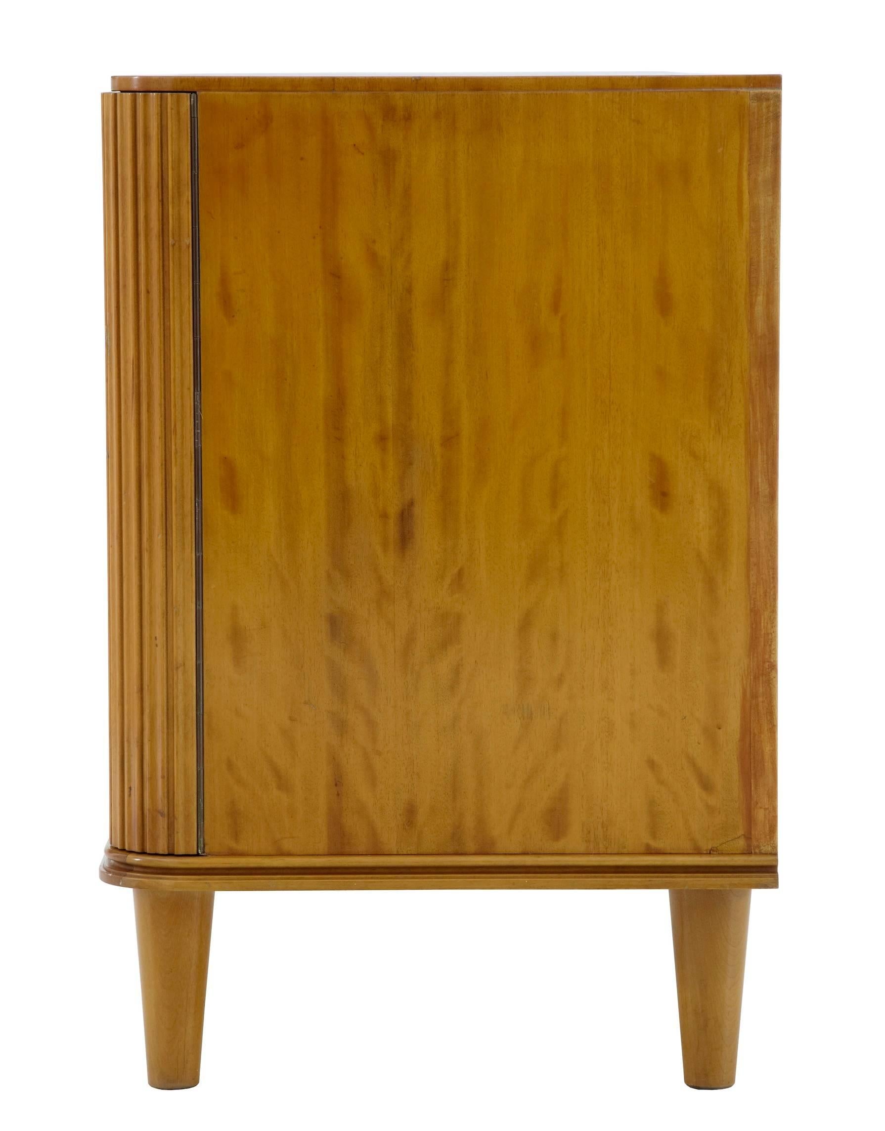 20th Century Art Deco Birch Sideboard at 1stDibs